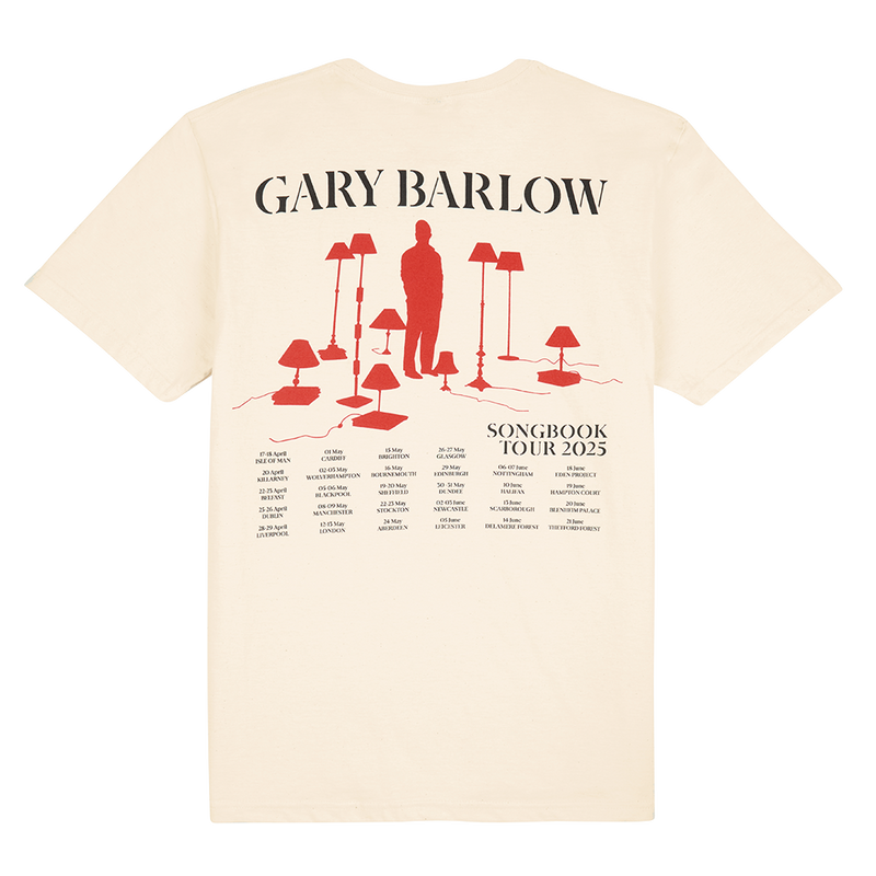 Songbook Tour Natural T-Shirt - Gary Barlow